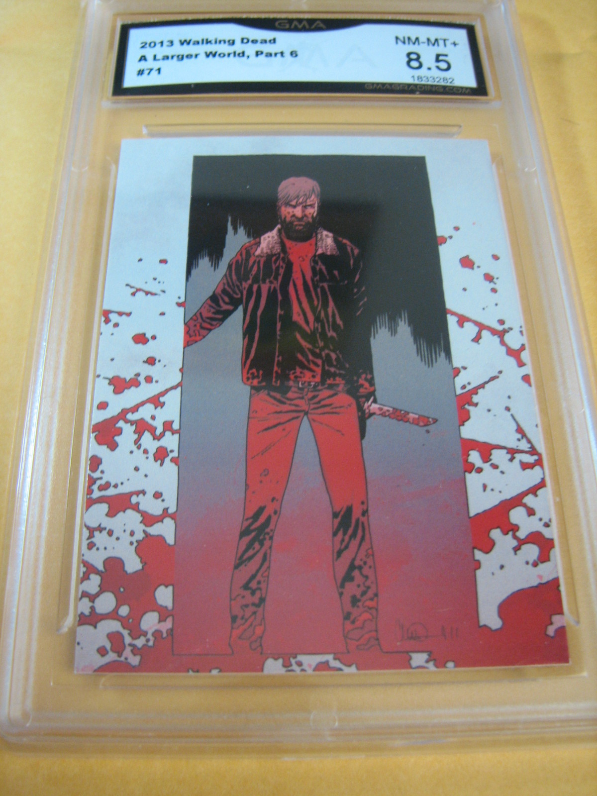 THE WALKING DEAD 2013 A LARGER WORLD RICK # 71 GRADED 8.5 L@@@K | eBay UK