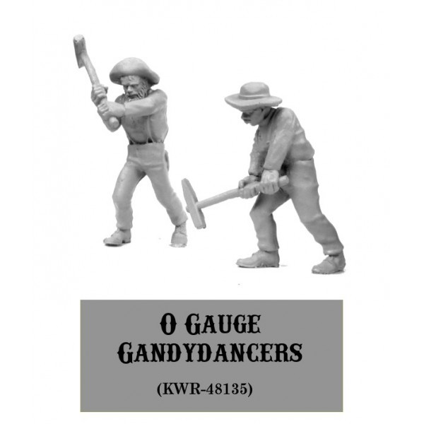 Knuckleduster KWR-48135 Gandy Dancers (O Gauge) Train Track Crew ...