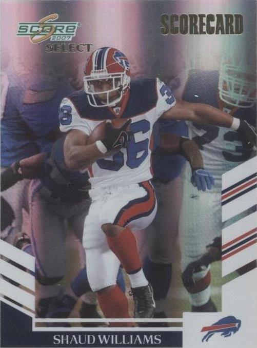 2007 Score Select - Shaud Williams #144 Scorecard /100 for sale online ...