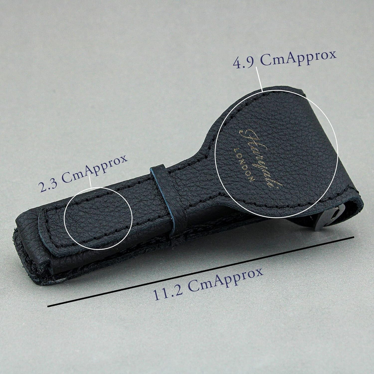 Leather 100% Protective Travel Case Cover DE Safety Double Edged ...