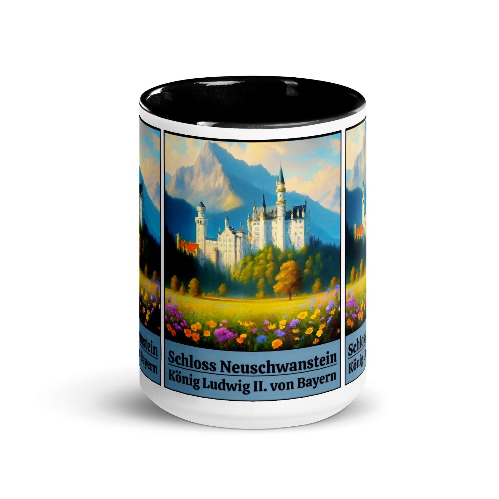 Neuschwanstein König Ludwig II. von Bayern Germany souvenir 15oz Coffee ...