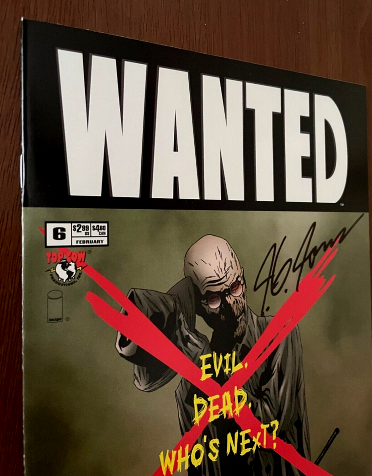 WANTED #6 SIGNED JG Jones **ULTRA RARE!** Variant, MINT, Mark Millar ...