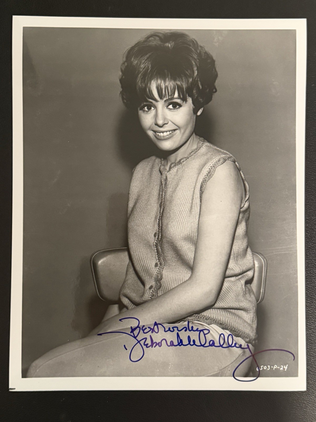 Deborah Walley Signed 8x10 Photo BW Vintage | eBay UK