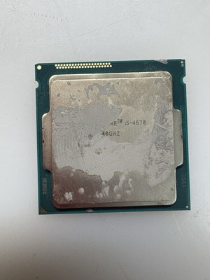 Intel Core i5-4670 3.4 GHz LGA 1150 5 GT/s Desktop CPU Processor SR14D ...