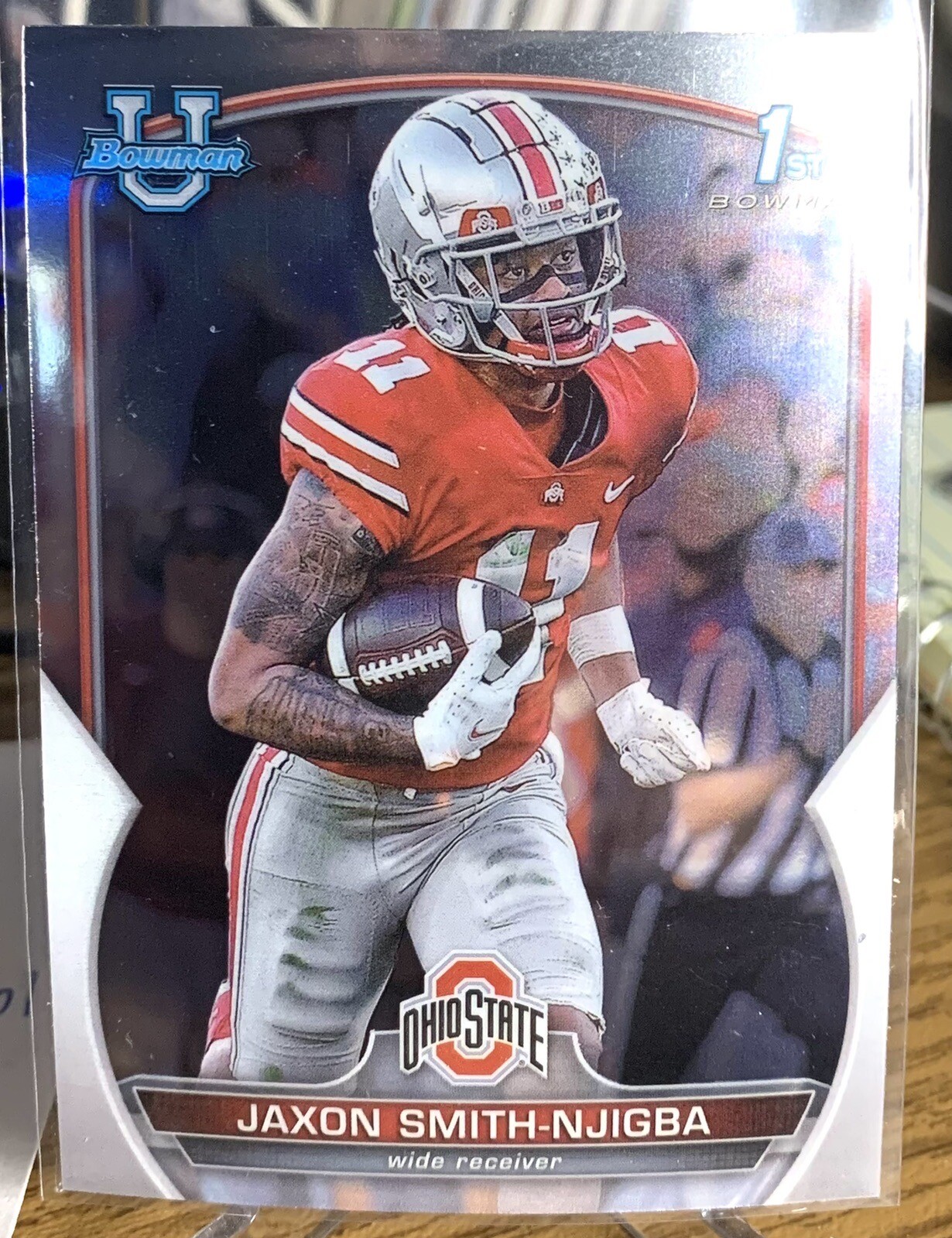 Jaxon Smith-Njigba ‘22 Bowman U Chrome Football #78 1st Bowman Ohio ...
