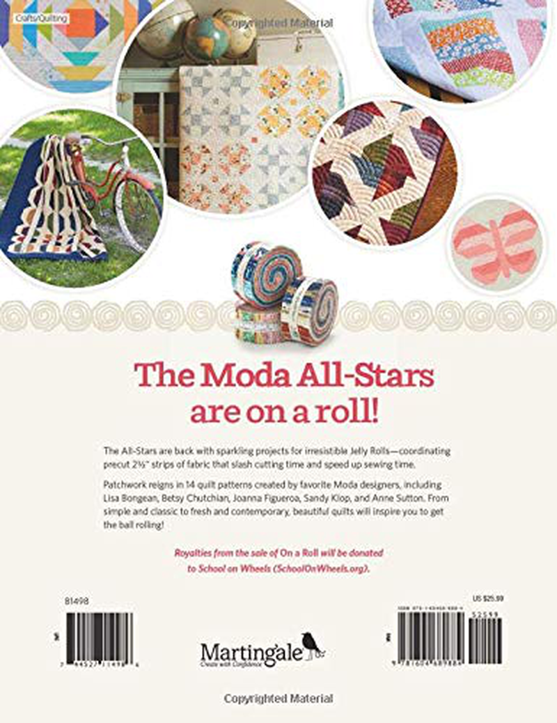 Moda All-Stars - on a Roll: 14 Quilts That Start with 2 1/2" Strips | eBay
