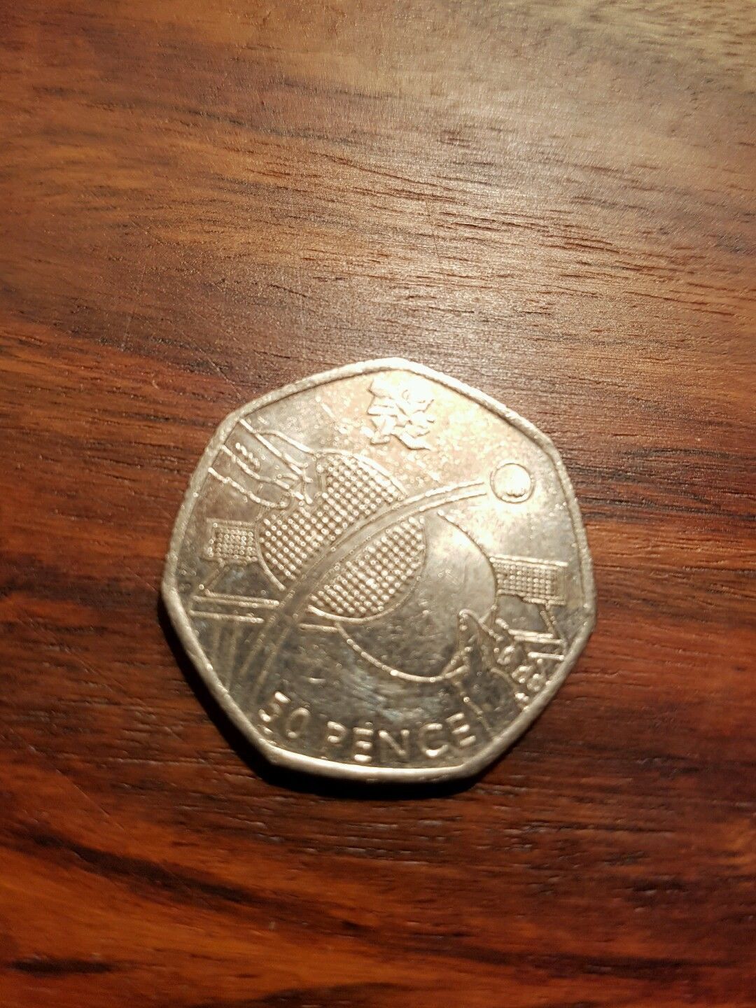 TABLE TENNIS OLYMPIC TABLE TENNIS 50P COIN FIFTY PENCE - 2011 | eBay UK