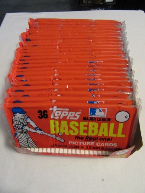 1983 Topps Baseball Grocery Rack Pack - Randomly Pulled From Factory ...