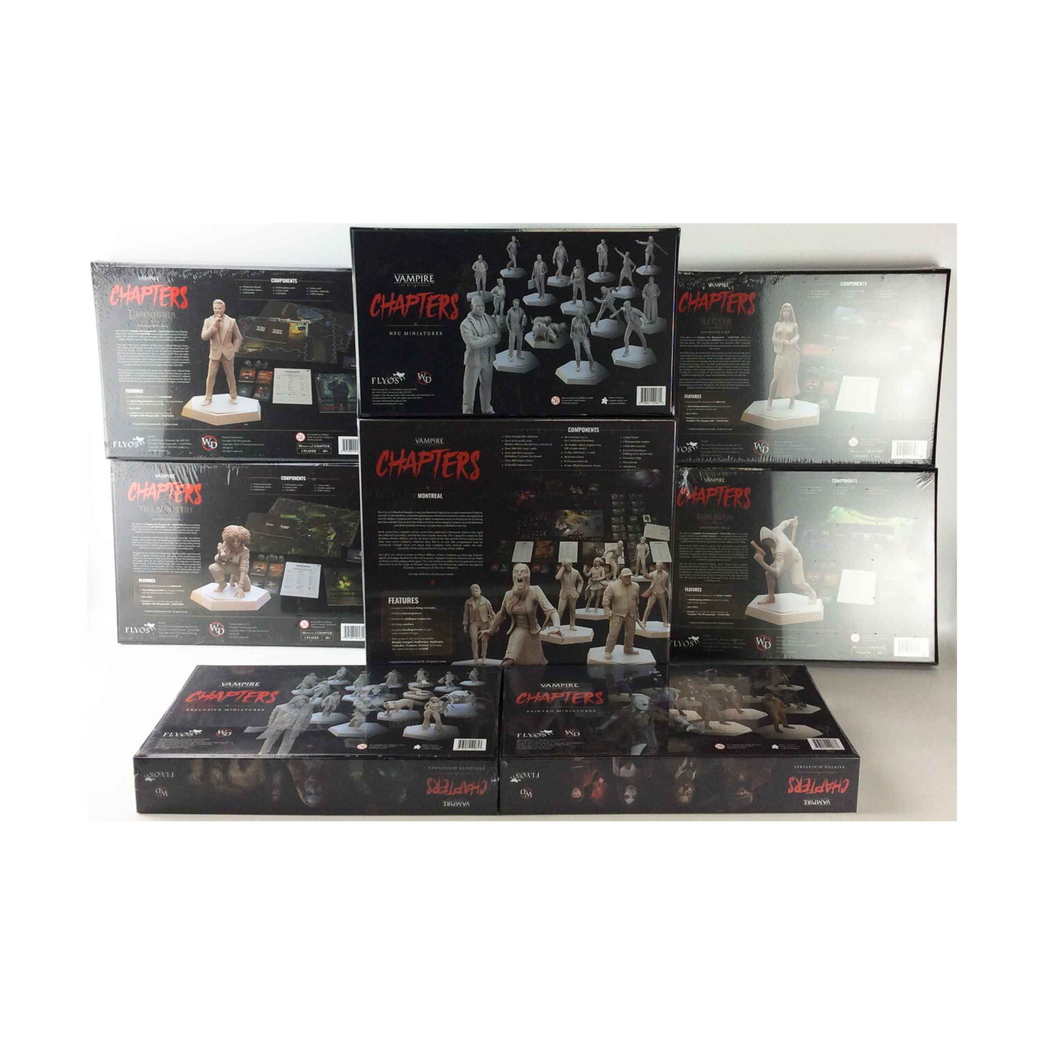 Flyos Board Games Vampire the Masquerade - Chapters (Elder Kickstarter ...