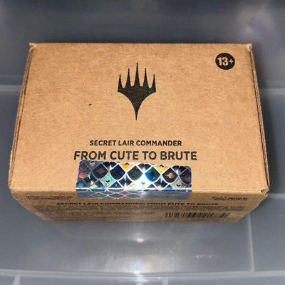 MTG Secret Lair Commander Deck From Cute To Brute Limited Edition ...