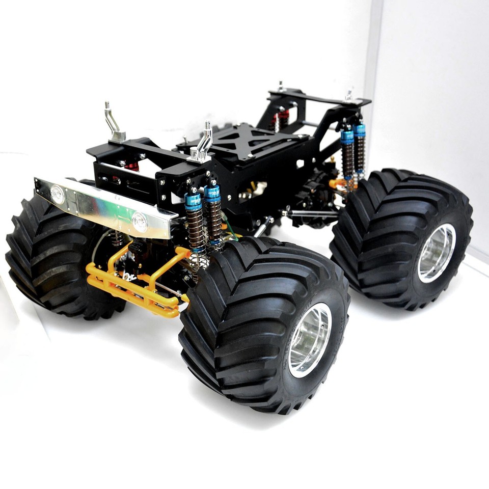 Aluminium Custom Chassis for Tamiya Bullhead Super Clod Buster RC Body ...