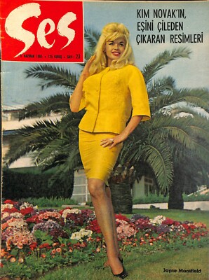 Jayne Mansfield Turkish Magazine June 5, 1965 | eBay