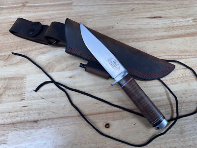 Fallkniven Frej Northern Light Series Fixed Blade Knife Stacked Leather ...