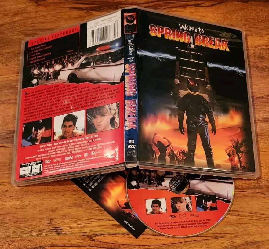 /5887 Welcome to Spring Break (aka Nightmare Beach, John Saxon) DVD ...