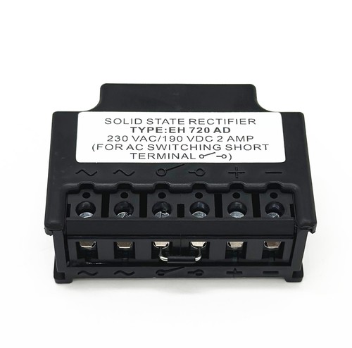 SOLID STATE RECTIFIER EH 720 AD 230V AC/190V DC 2 Amp brake rectifier ...