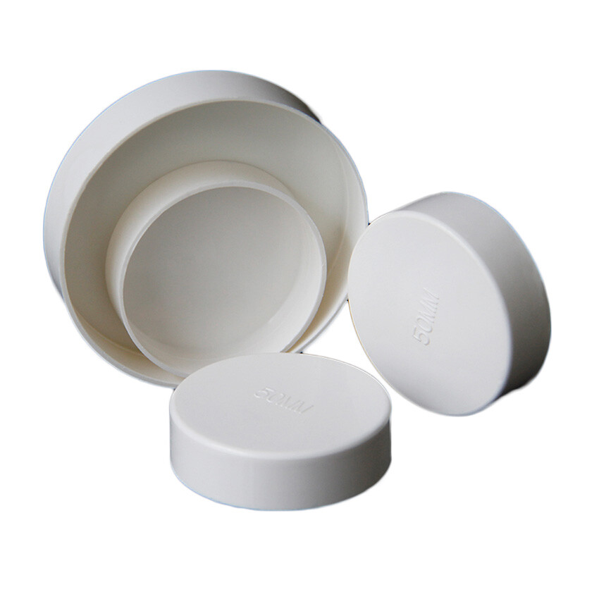 PVC Drainage Pipe Stop End Cap Plugging Caps Lock Fittings 50-200mm ...