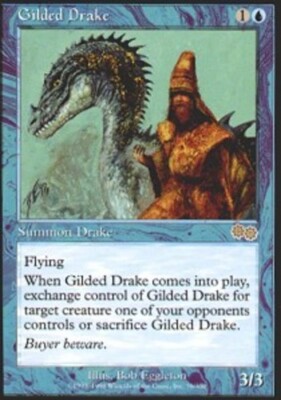 MTG magic cards 1x Gilded Drake Urza's Saga NM-Mint, English | eBay
