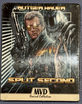 Split Second New MVD Rewind Blu-ray with slipcover Rutger Hauer (1992 ...