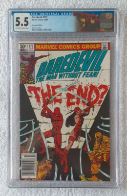 Daredevil #175 (Marvel, 10/81) CGC 5.5 (Elektra appearance) Newsstand ...
