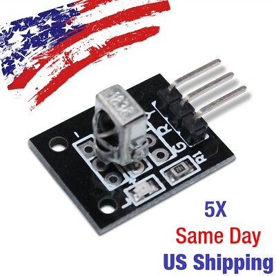 TL1838 Infrared Receiver Module Sensor PIC Arduino ESP32 37.9kHz USA ...