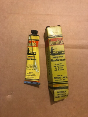 Vintage 1940’s Gunslick Gun Grease Box And Tube | eBay