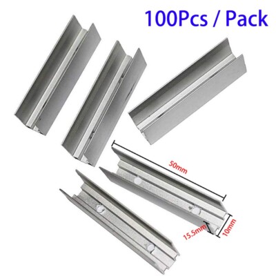 100pcs 2" Rope Light Mounting Clips Channel Mounting Holder for 8x17mm ...