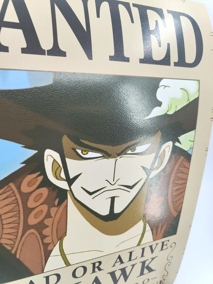 One Piece Wanted Poster "Mohawk" 17" X 12" | eBay