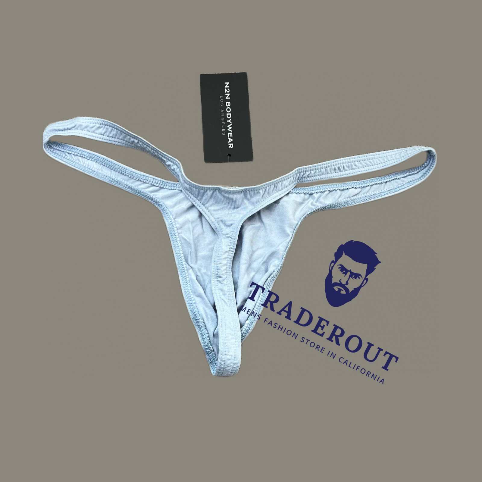 N2N Bodywear Men baby blue basic Rayon Micro thong underwear size M L ...