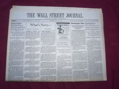 1999 MAY 14 THE WALL STREET JOURNAL - BEHIND RUMORS ABOUT GEORGE W ...