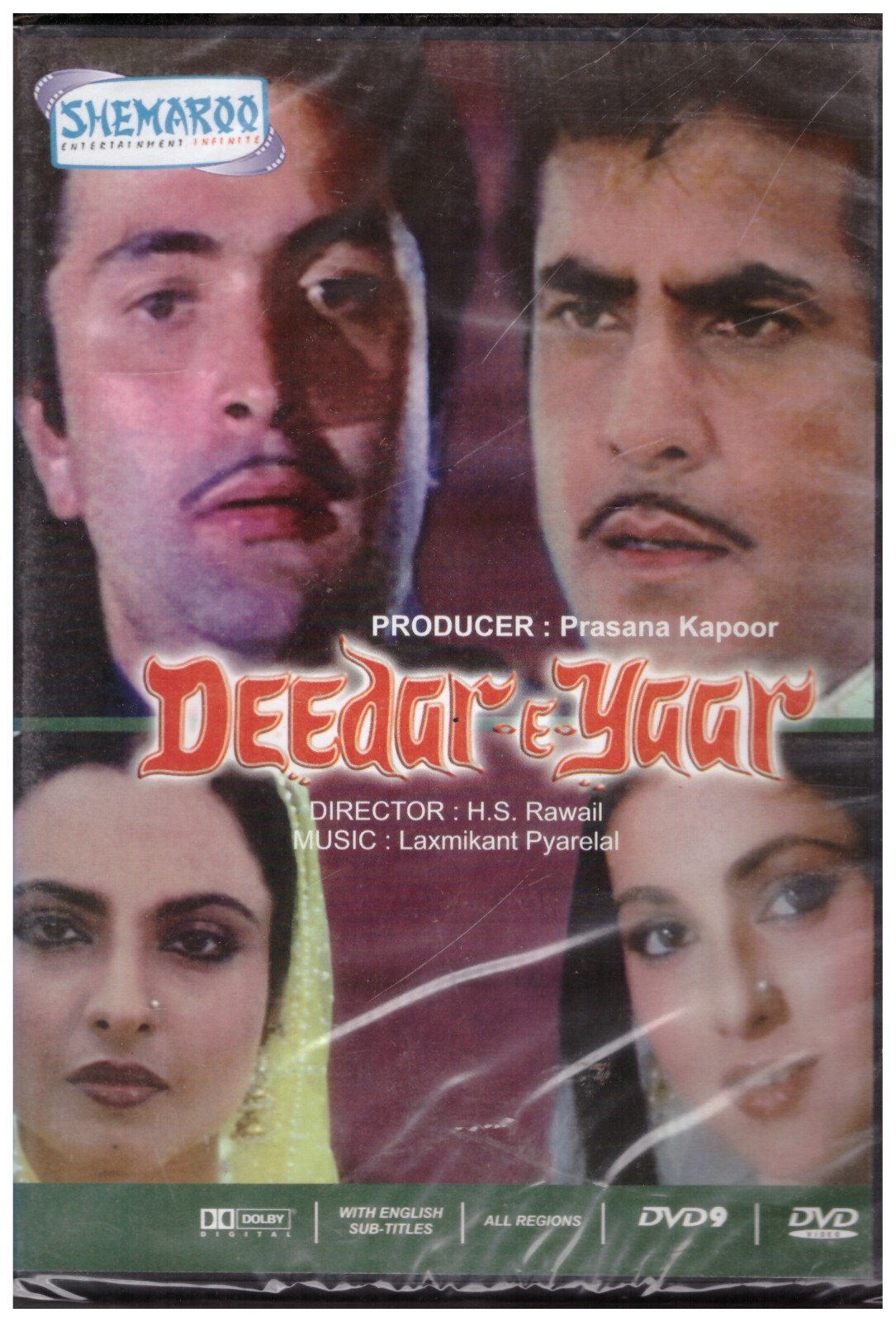 Deedar E Yaar - Rishi Kapoor , Rekha, Jeetendra, tina Munim [dvd] | eBay