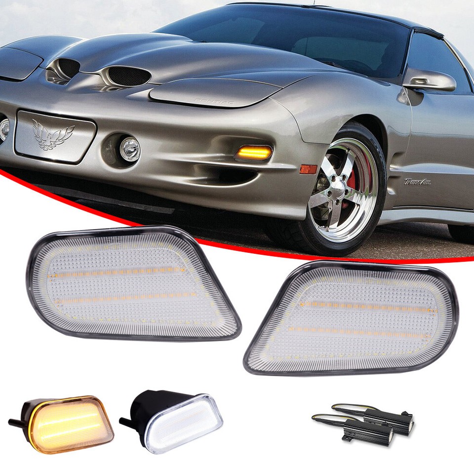 Sequential Switchback LED Front Corner DRL Turn Signal Lights For 98-02 ...