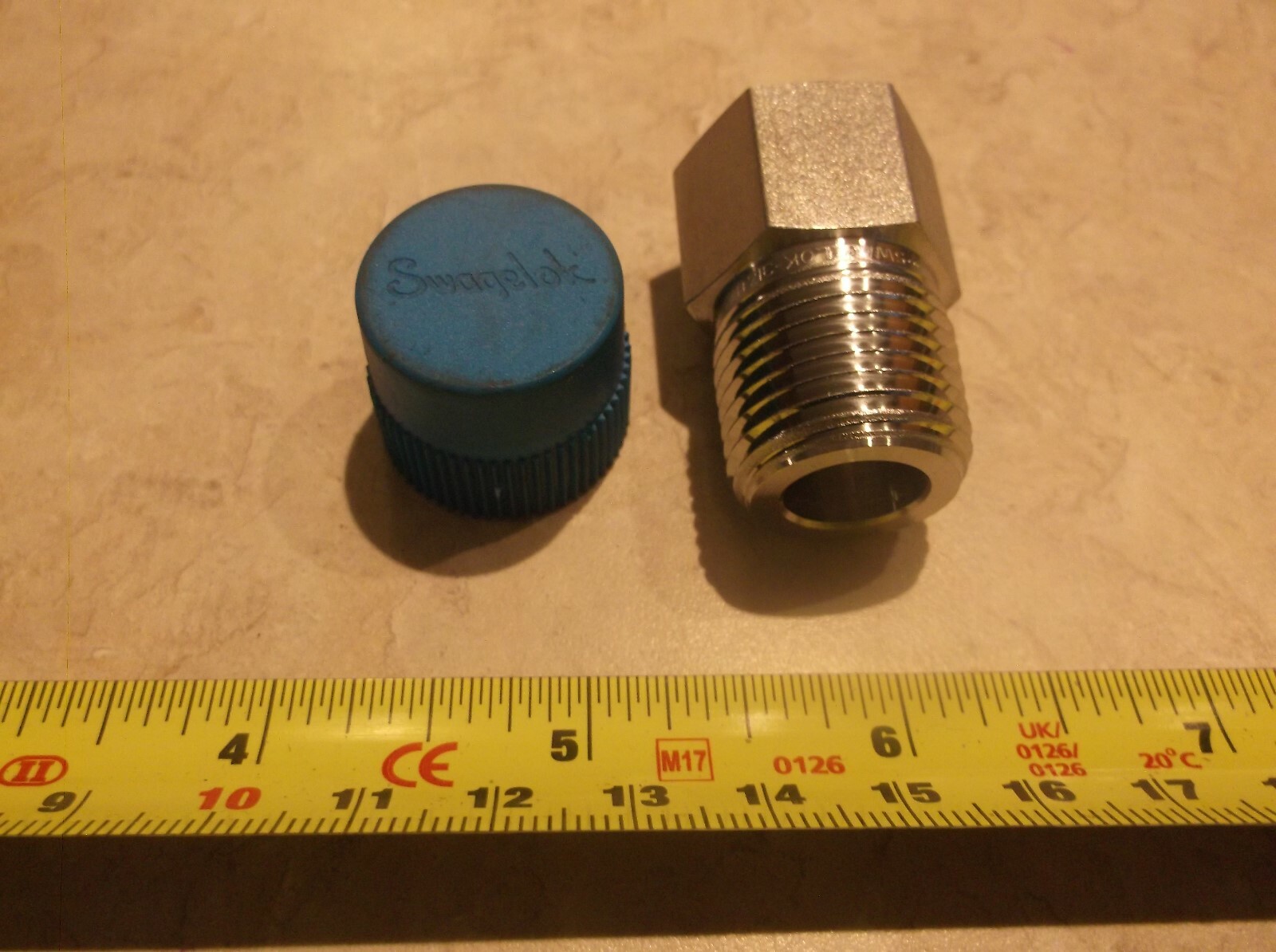 LOT OF 2 Swagelok SS-8-RB-6, 316SS, 1/2" MNPT x 3/8" FNPT | eBay