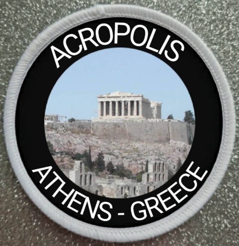 3" The Acropolis Of Athens Greece Iron / Sew on Patch Badge | eBay