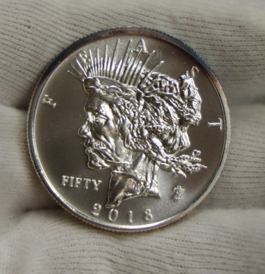 2018 Zombucks Feast $1 1 oz .999 Silver Round Zombie Apocalypse ...