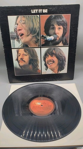BEATLES: Let It Be LP Original Gatefold Apple Vinyl Record Get Back AR ...