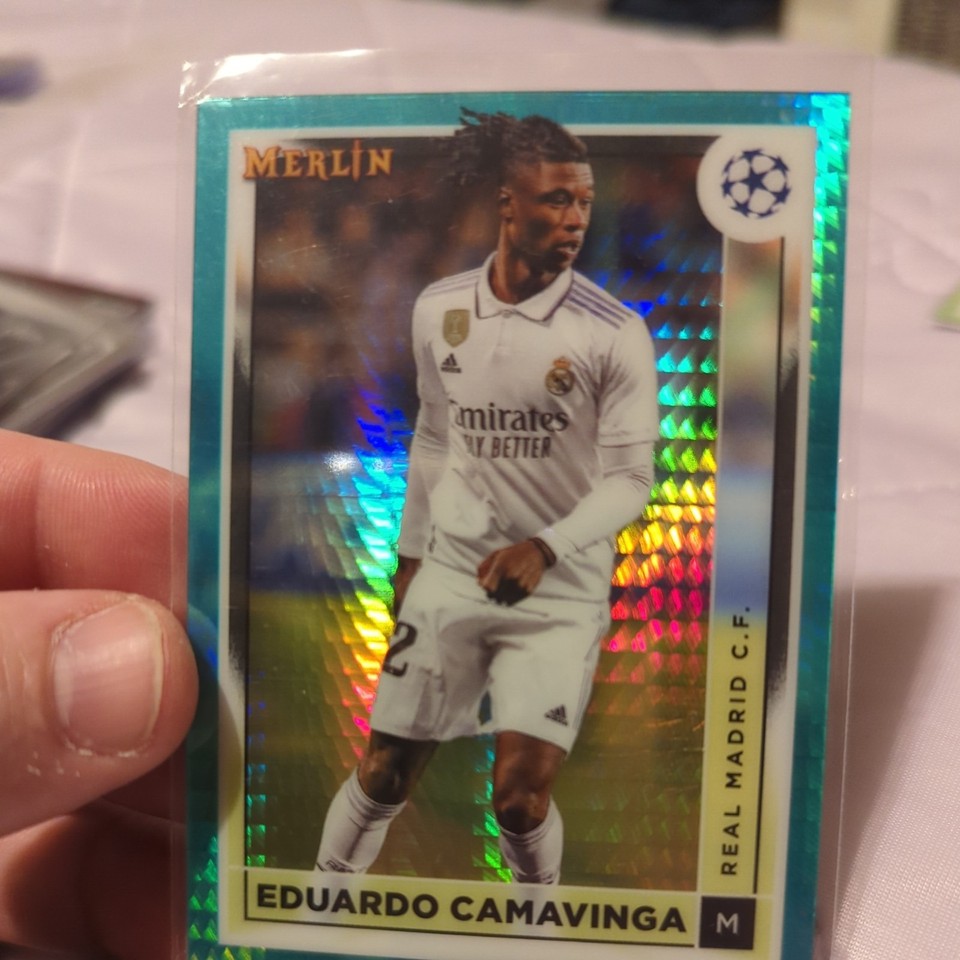 Eduardo Camavinga Lot of 15 Cards With 9 Rookies Inc Steve Aoki, Merlin ...