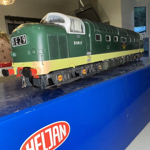 Heljan O Gauge Class 55 Deltic BR Green Diesel Locomotive | eBay UK