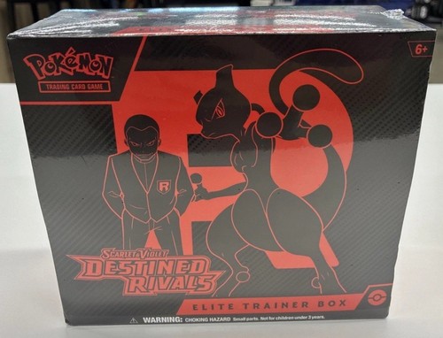 Pokemon Cards TCG Destined Rivals Elite Trainer Box ETB 9 Booster Packs ...