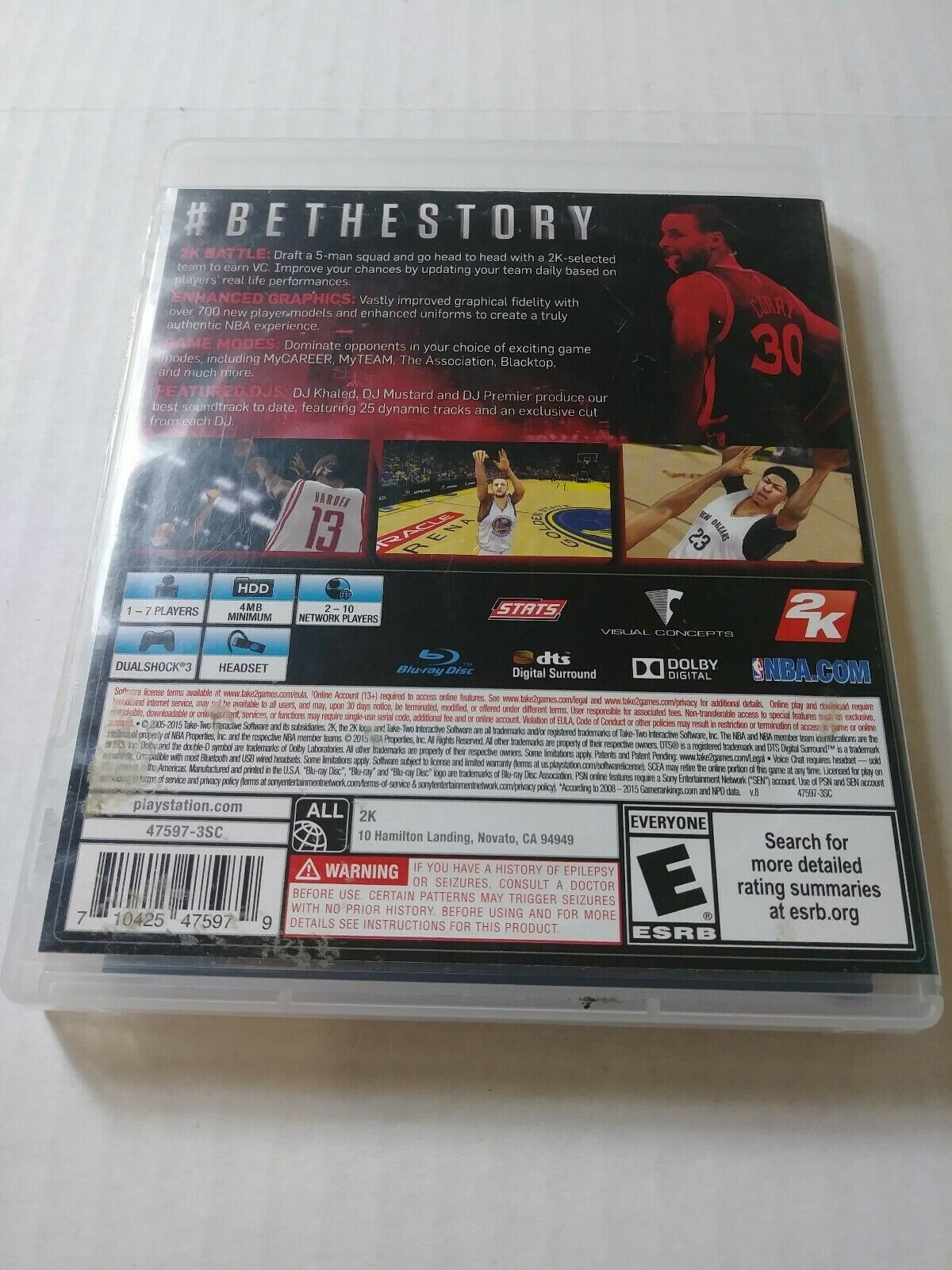 NBA 2k16 Standard Edition for Sony Ps3 for sale online | eBay