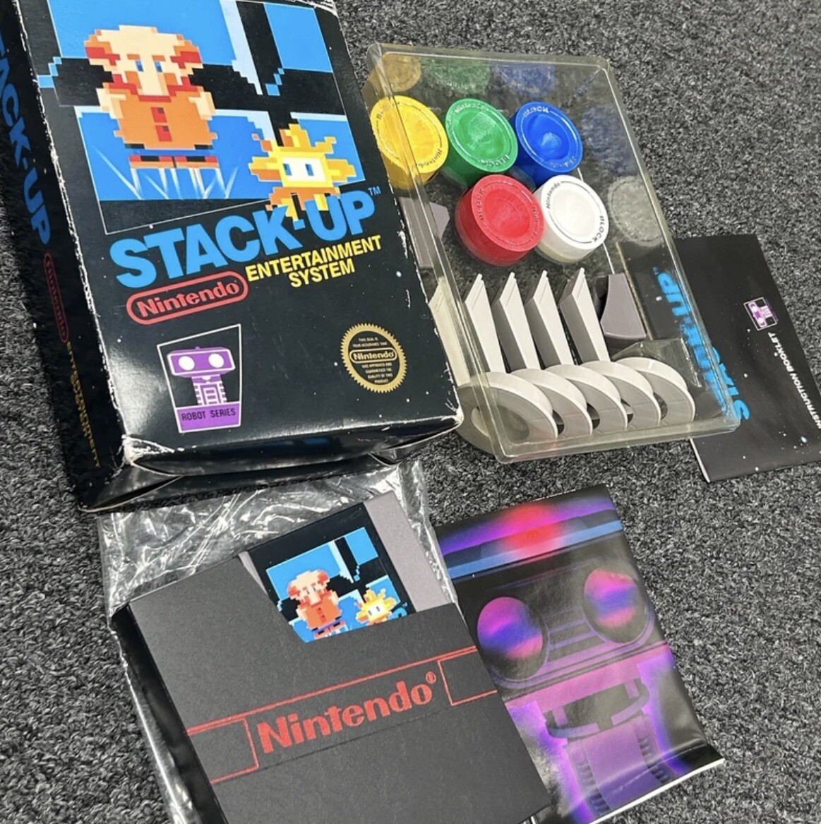 🔥 Unused GEM MINT Nintendo Stack-Up NES CIB🔥 Holy Grail Authentic! | eBay