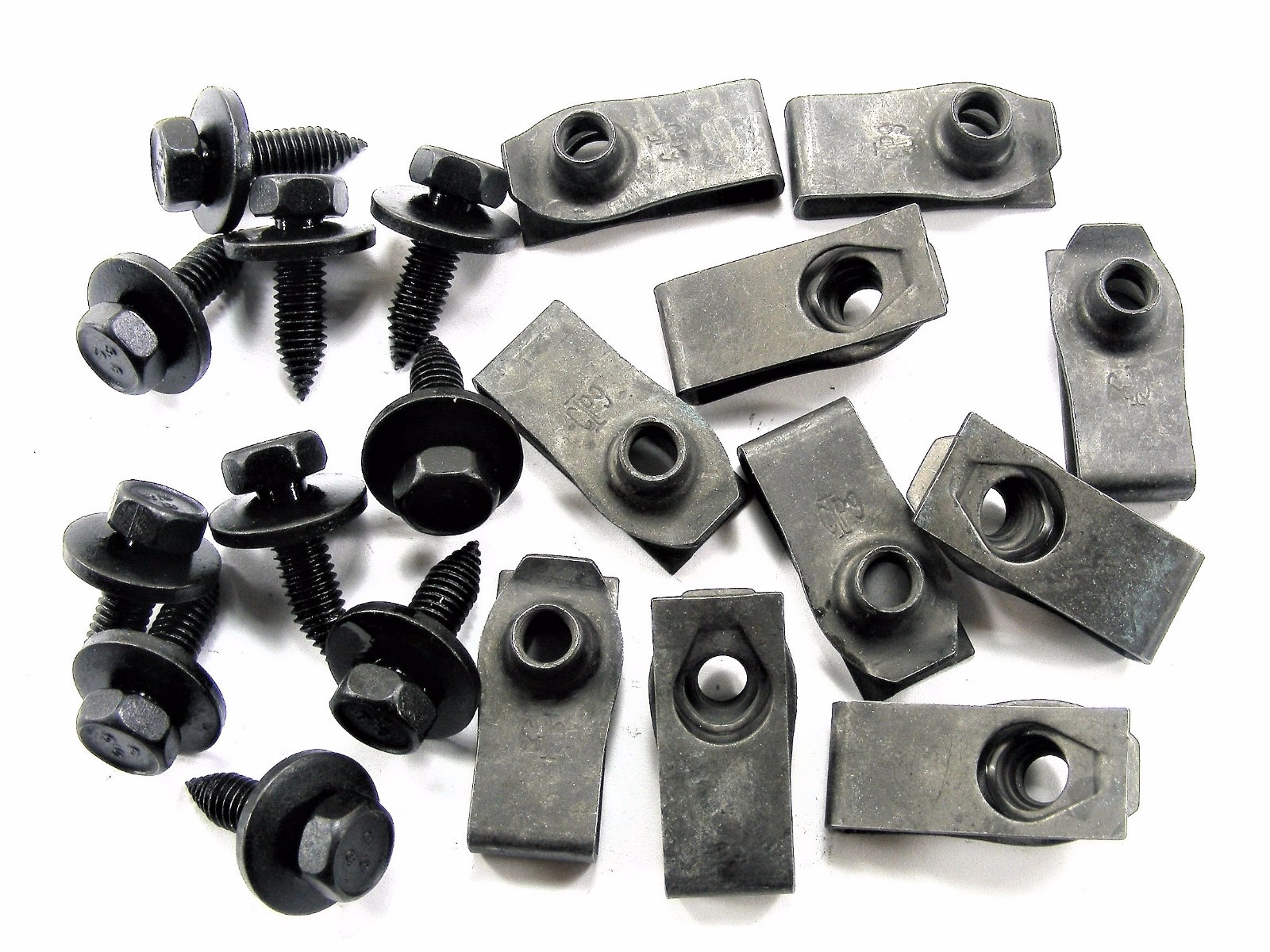 Isuzu Body Bolts & U-nut Clips- M6-1.0 x 20mm Long- 10mm Hex- 20pcs ...