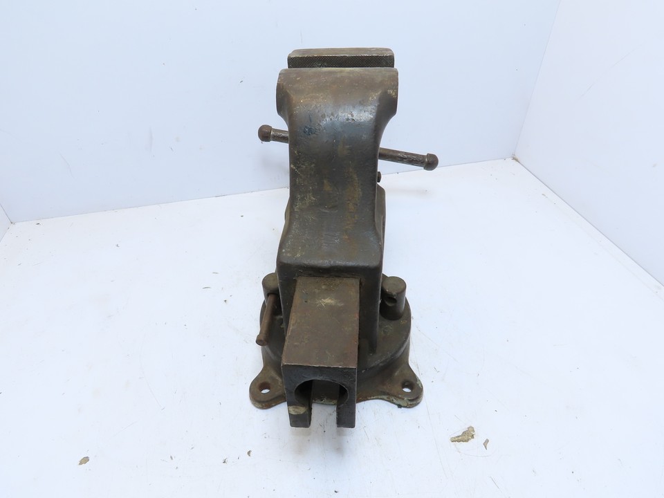 Columbian Vise & Mfg. Co. Cat No.205 Large 5" Antique Bench Vise 88lbs ...
