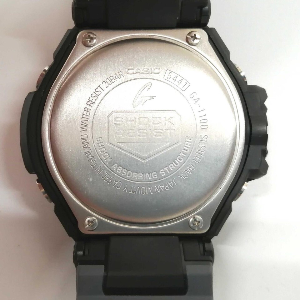 Casio G-SHOCK GA1100-1A1 GravityMaster Twin Sensor Compass 200m Men's ...