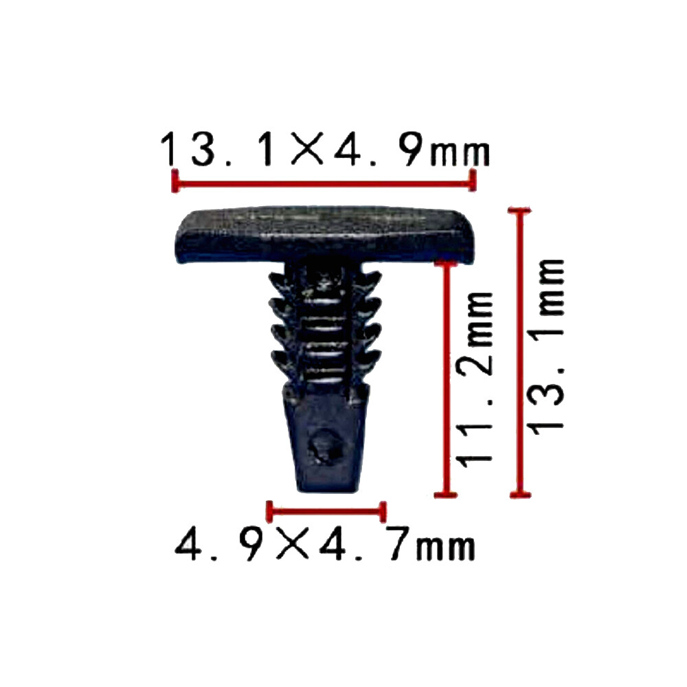 20 Pcs Weatherstrip Retainer Clips T Seal Rivet Fits for GM 4876498 ...