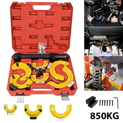 Coil Spring Strut Compressor Clamp Shock Absorber Suspension 3 Pcs Tool ...