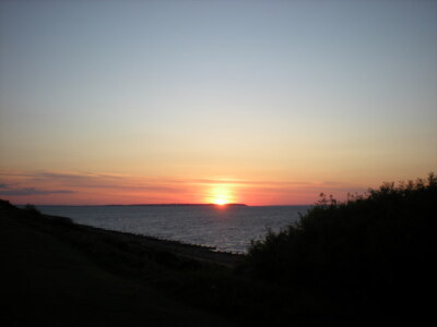 Photo 6x4 Sunset from Tankerton Slopes towards Sheppey Whitstable One ...
