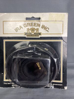 IRA Green Inc Belt Black N1240 Military Open Package | eBay