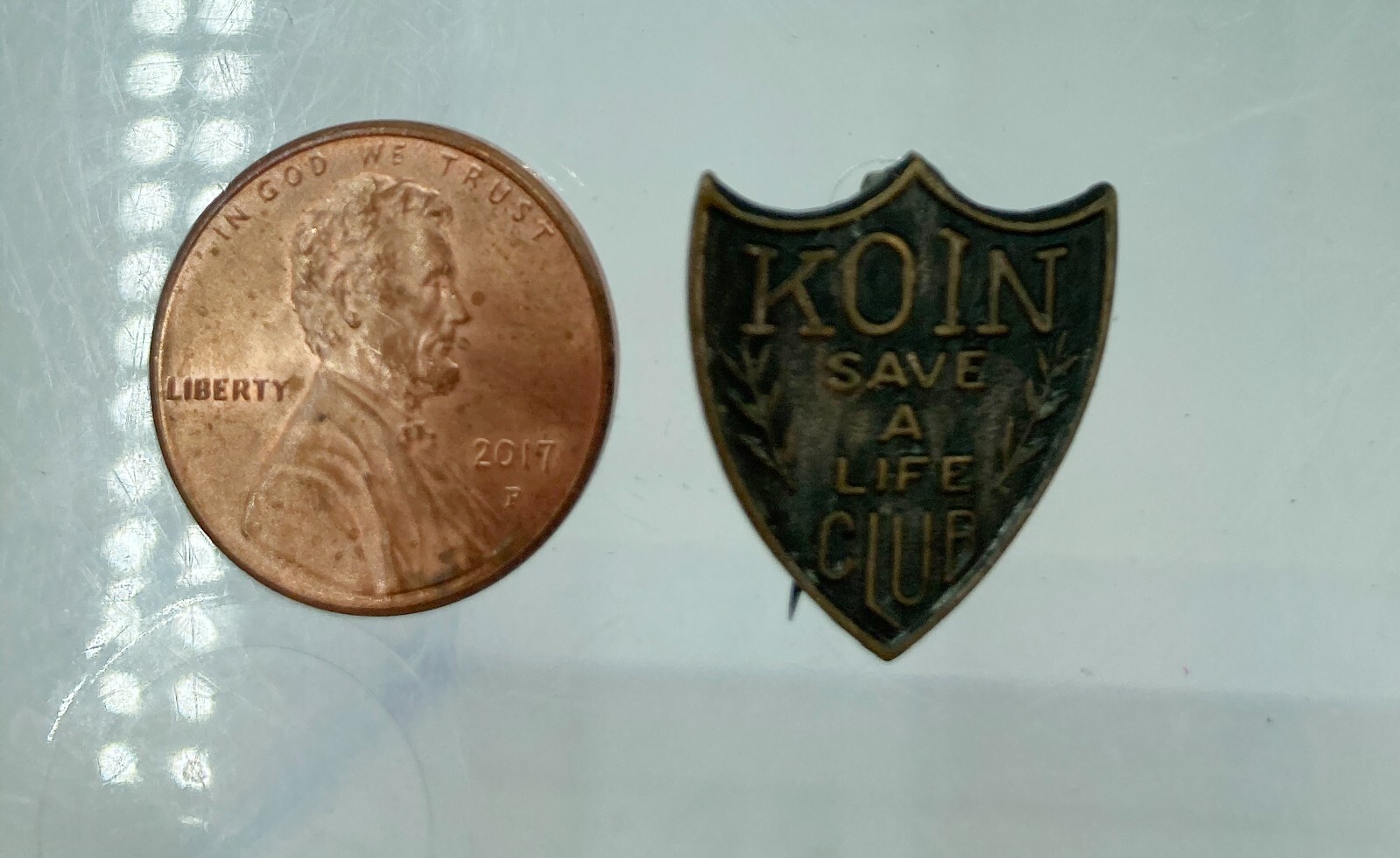 Brass Pin KOIN Save a Life Club Portland Oregon Radio Premium 1950s | eBay