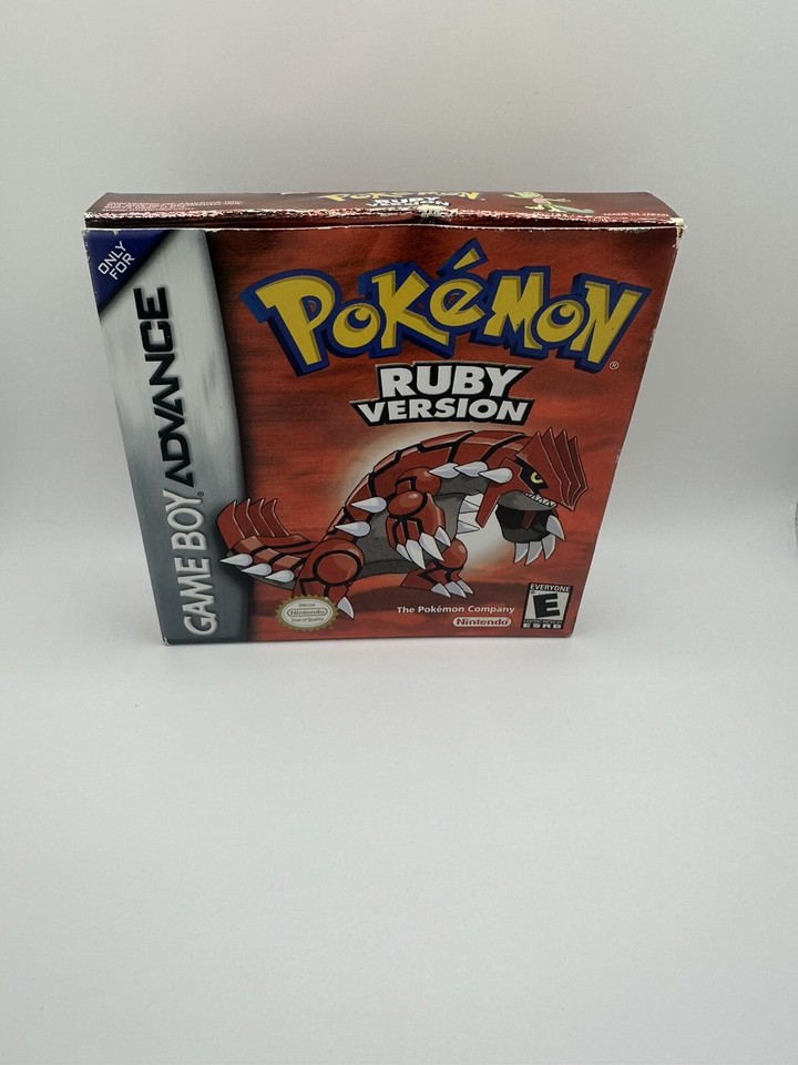 Pokémon Ruby Version GBA Game Boy Advance 2003 CIB Complete Authentic ...