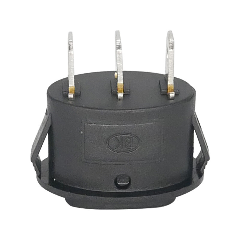 Replacement Rocker Switch KCD1-115 3-pin 3-position Black 250VAC Oval ...